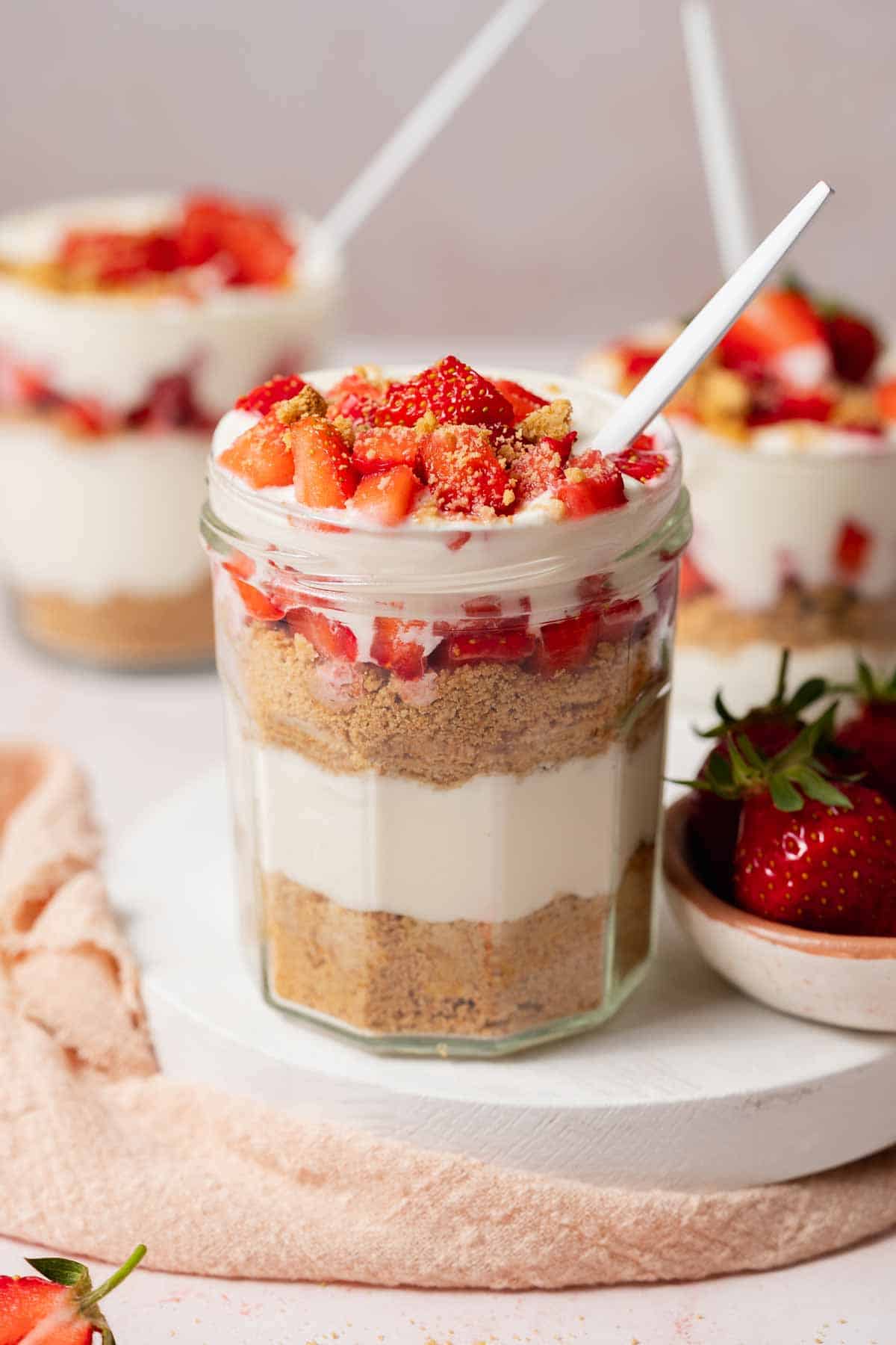 Protein-Rich No-Bake Cheesecake Desserts - Food alltimecooking